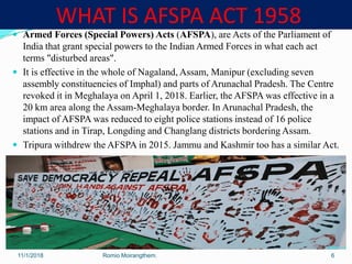 AFSPA 1958 IN MANIPUR | PDF