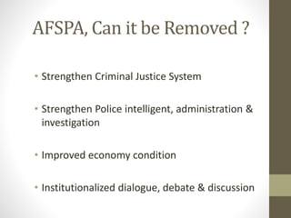 Afspa ppt | PPTX