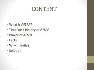 Afspa ppt | PPTX