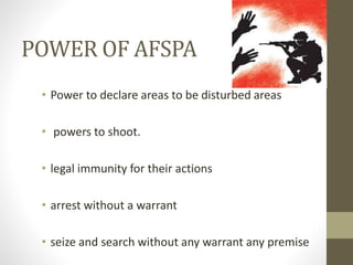 Afspa ppt | PPTX