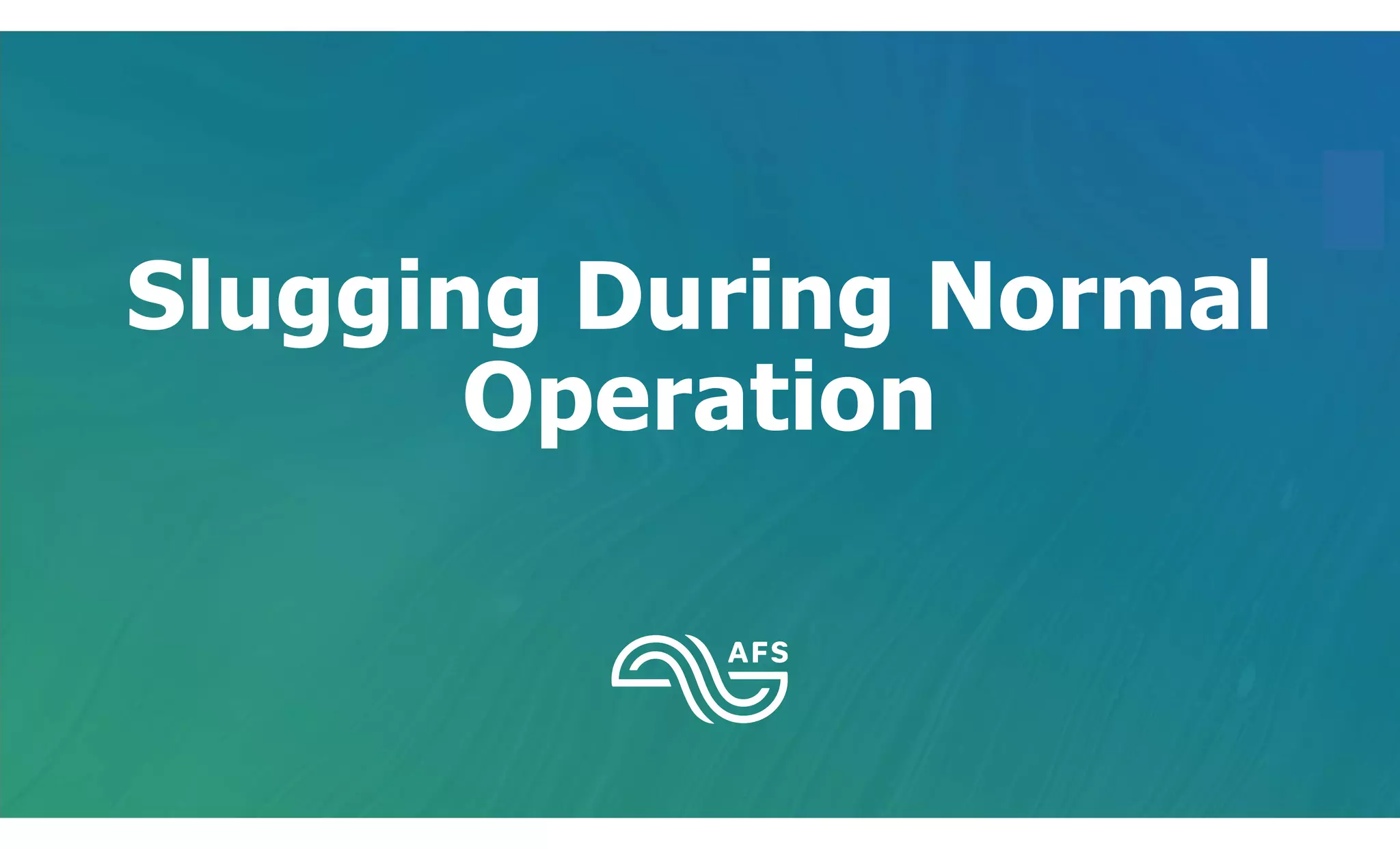AFS slug catcher sizing in a gas gathering system | PDF
