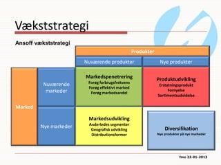 Afsætningsøkonomi vækststrategi (billeder - arla) | PPTX