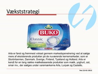 Afsætningsøkonomi vækststrategi (billeder - arla) | PPTX
