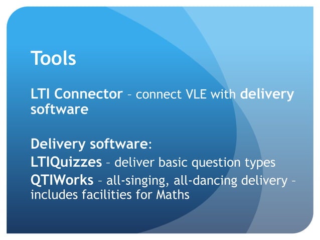 Using open source assessment and feedback tools | PPTX | Web ...
