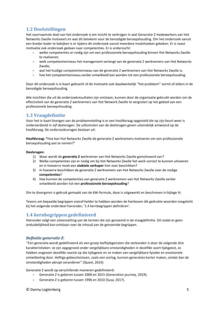 Scriptie motivatie tot professionele beroepshouding (Dutch). | PDF