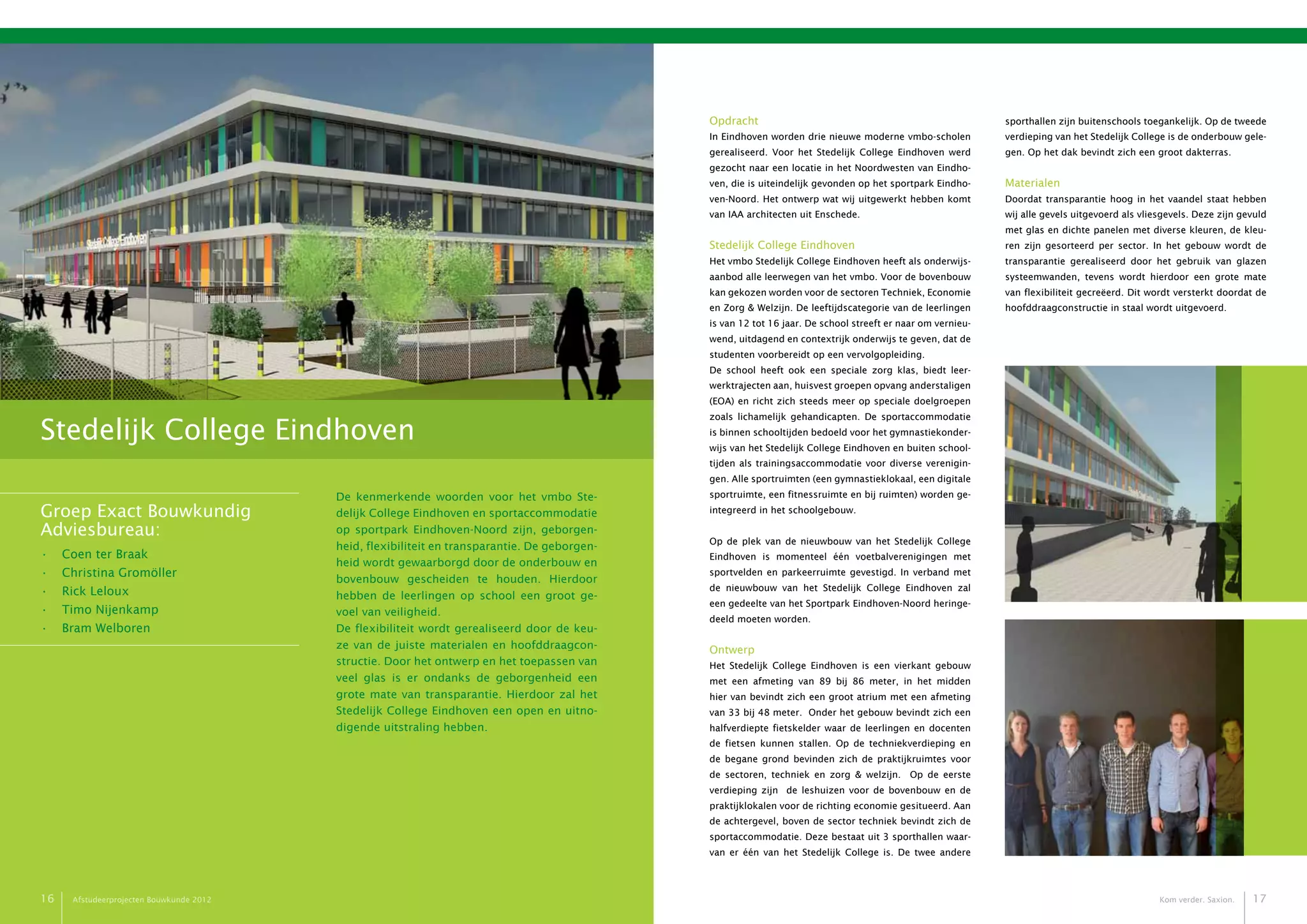 Afstudeerprojecten Bouwkunde en Civiele Techniek 2012 | PDF