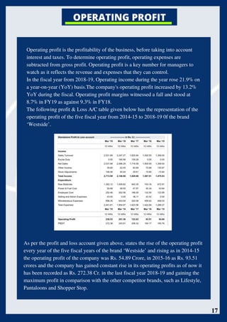 Annual Financial statements of westside | PDF