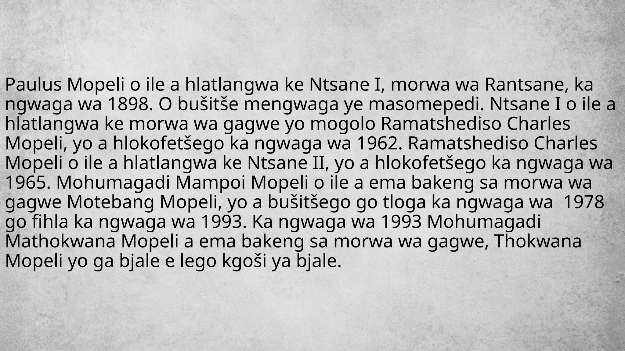 Pego ka sehlopha sa Bakwena: Morero wa padi ya Ra tla ra lokologa, eye ...