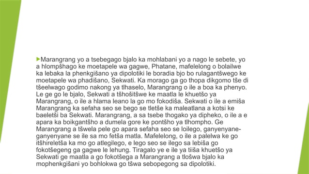 AFT 121 PEGO ka Sehlopha sa Marangrang.pptx