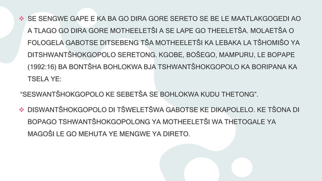 AFT 220- PEGO YA SEHLOPHA SA BAPEDI (FINAL).pptx