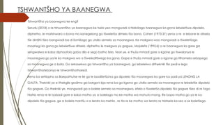 AFT 220. Tshwantsho ya baanegwa. Lenong la Gauta | PPTX