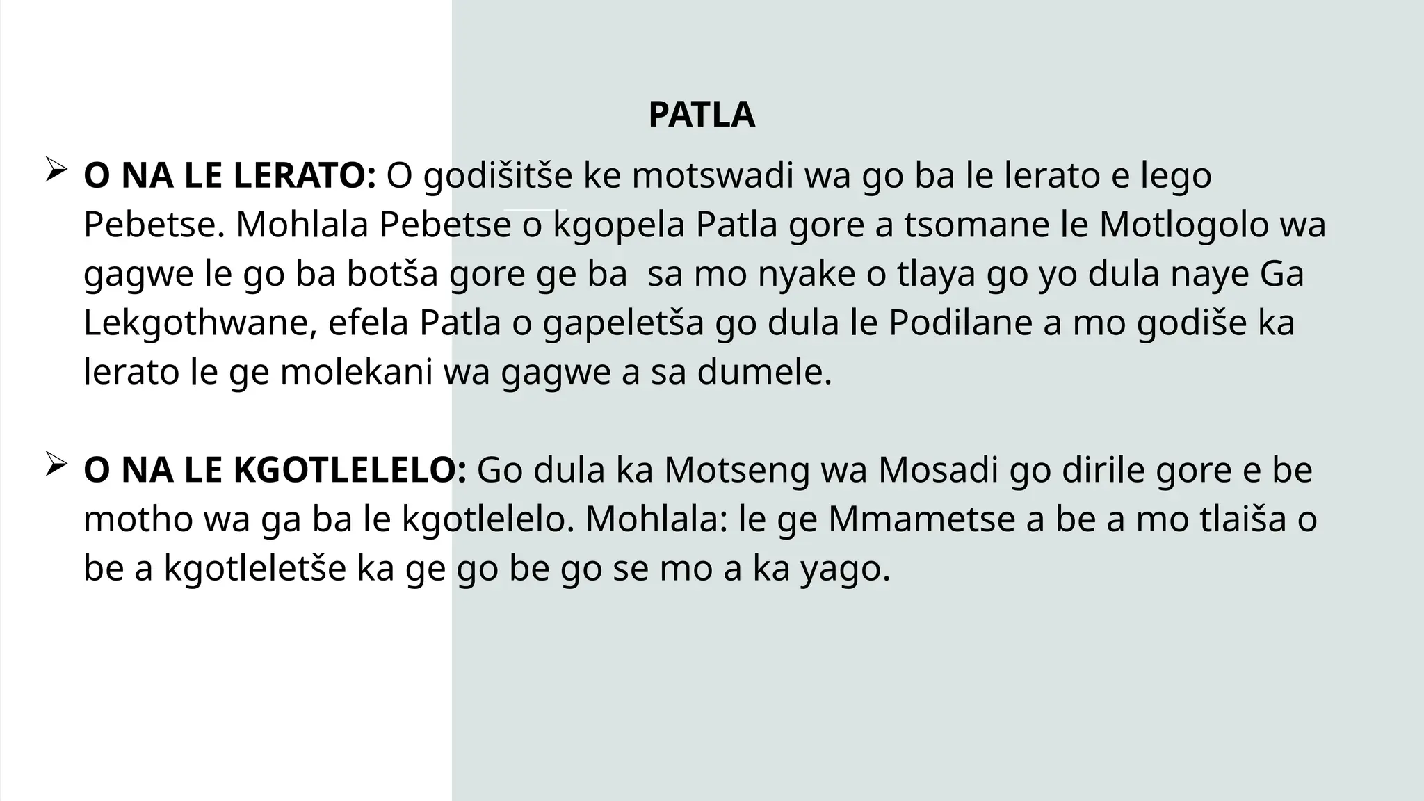 AFT 220 Baanegwa tšhwantšho ya baanegwa, ka Tikologo: Podilane Mankga .pptx