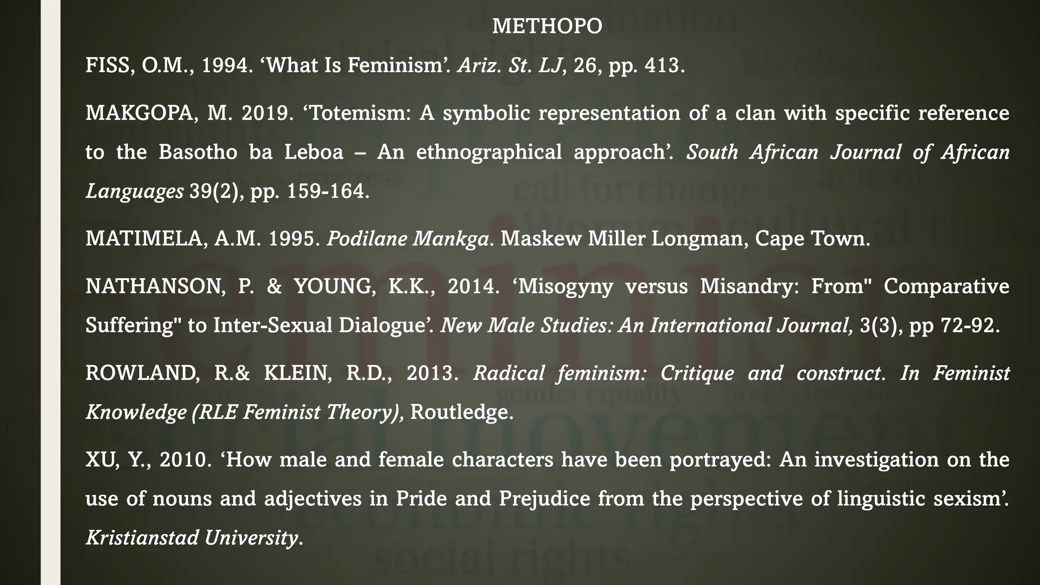 AFT 220 Pego ya Dinoko tsa Leboa. Bofeminisi ba Mmametse..pdf