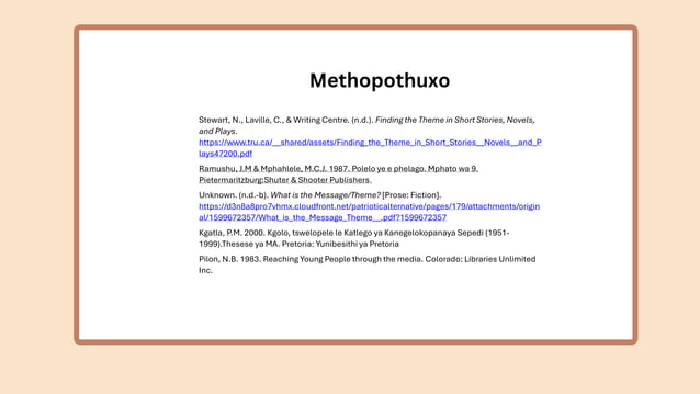 AFT 220 Thibo ya Sefero.pdf Molaetša wa Lenong la Gauta | PDF