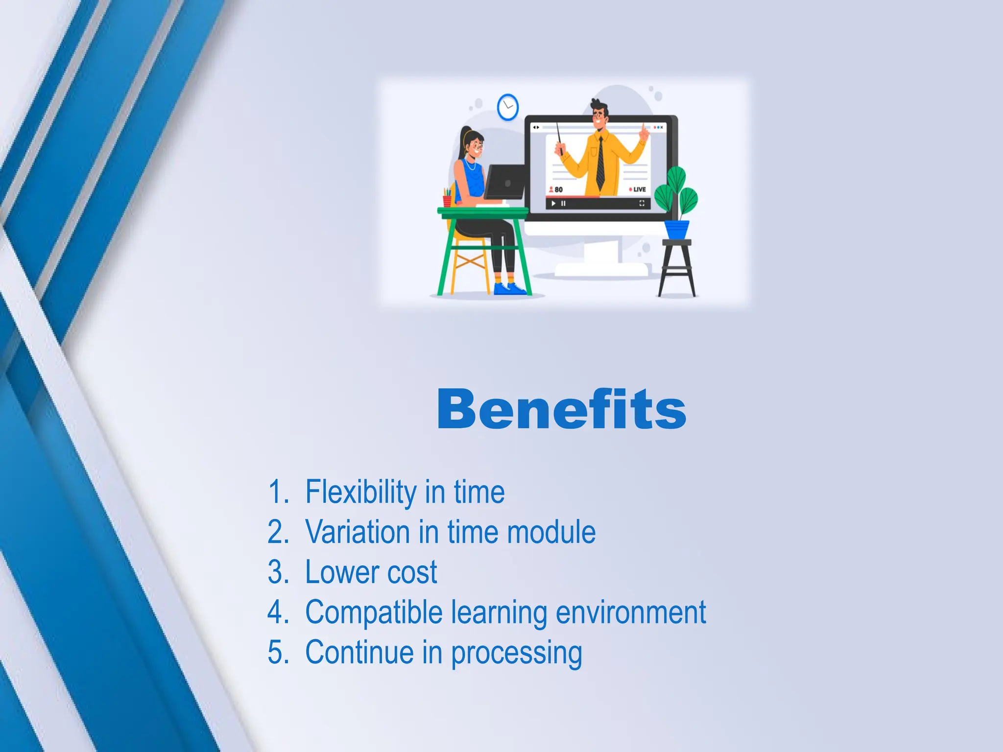 Power point presentaion about Online Education | PPTX