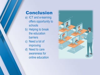 Power point presentaion about Online Education | PPTX