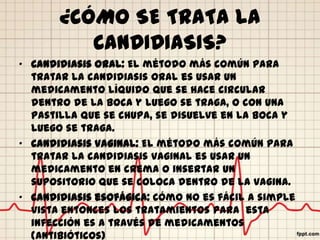 Afta ó candidiasis | PPTX