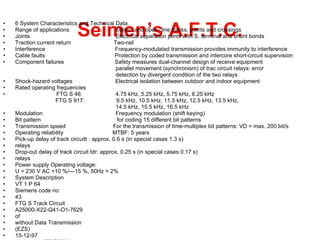 AUDIO FREQUENCY TRACK CIRCUITS | PPT