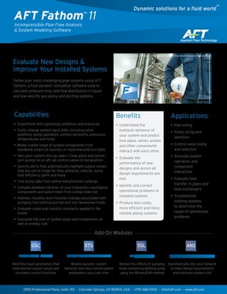 AFT Fathom 11 - Ficha de dados | PDF