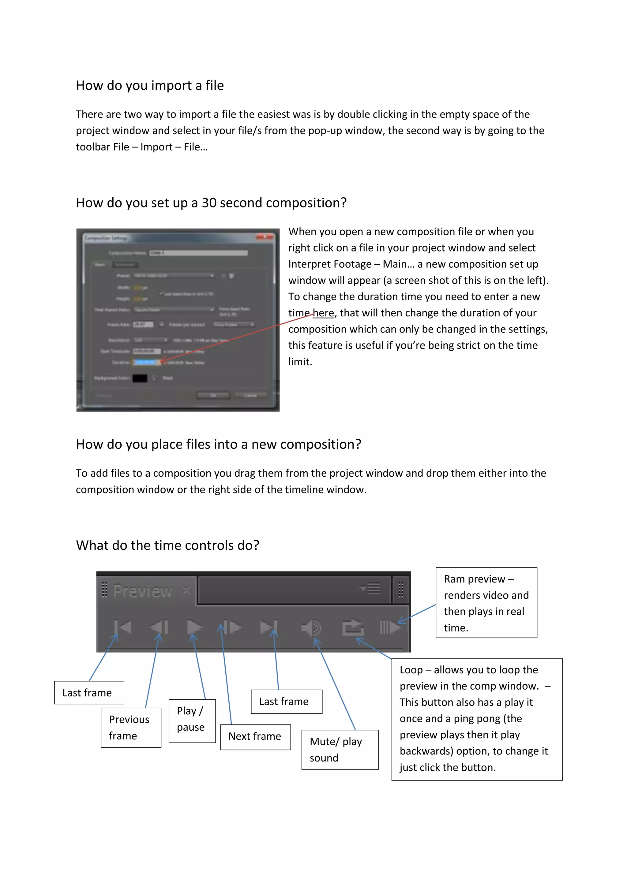 After Effects Basics Pdf