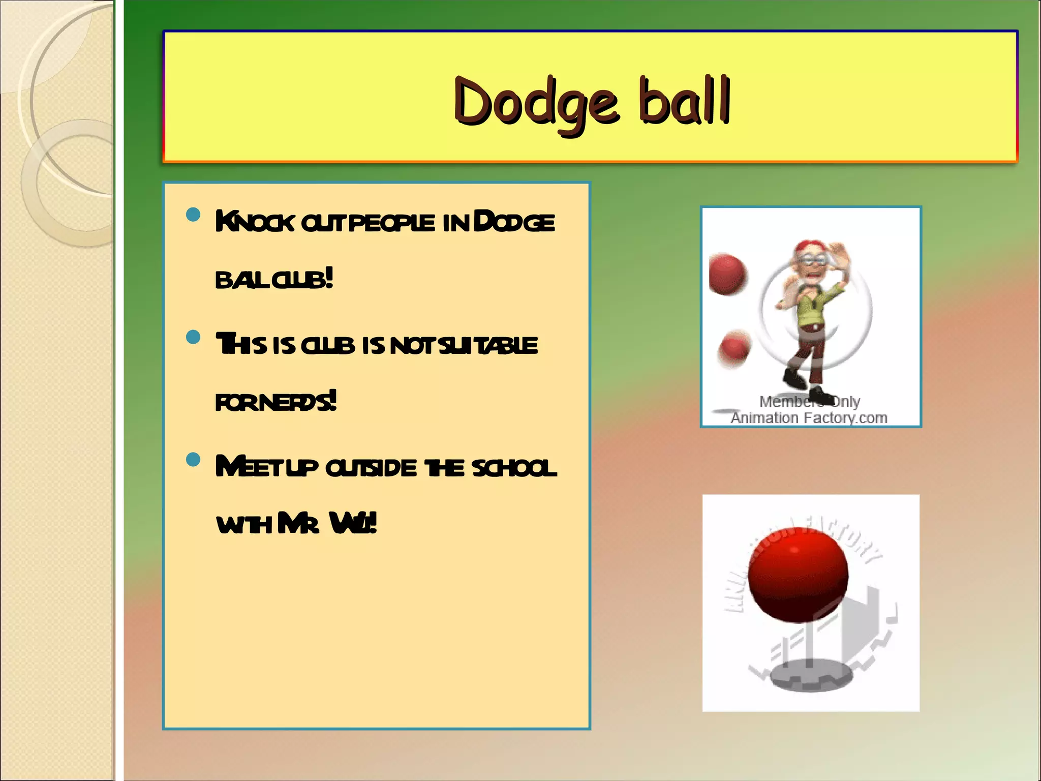 After School Clubs | PPT