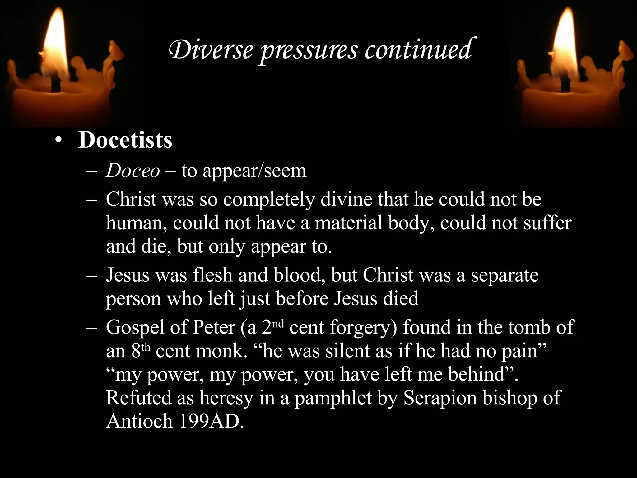 After The Apostles Early Church History | PPT