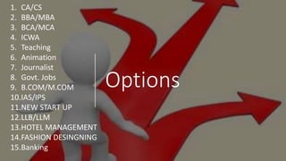 After 12th (Career Options For Students ) | PPT