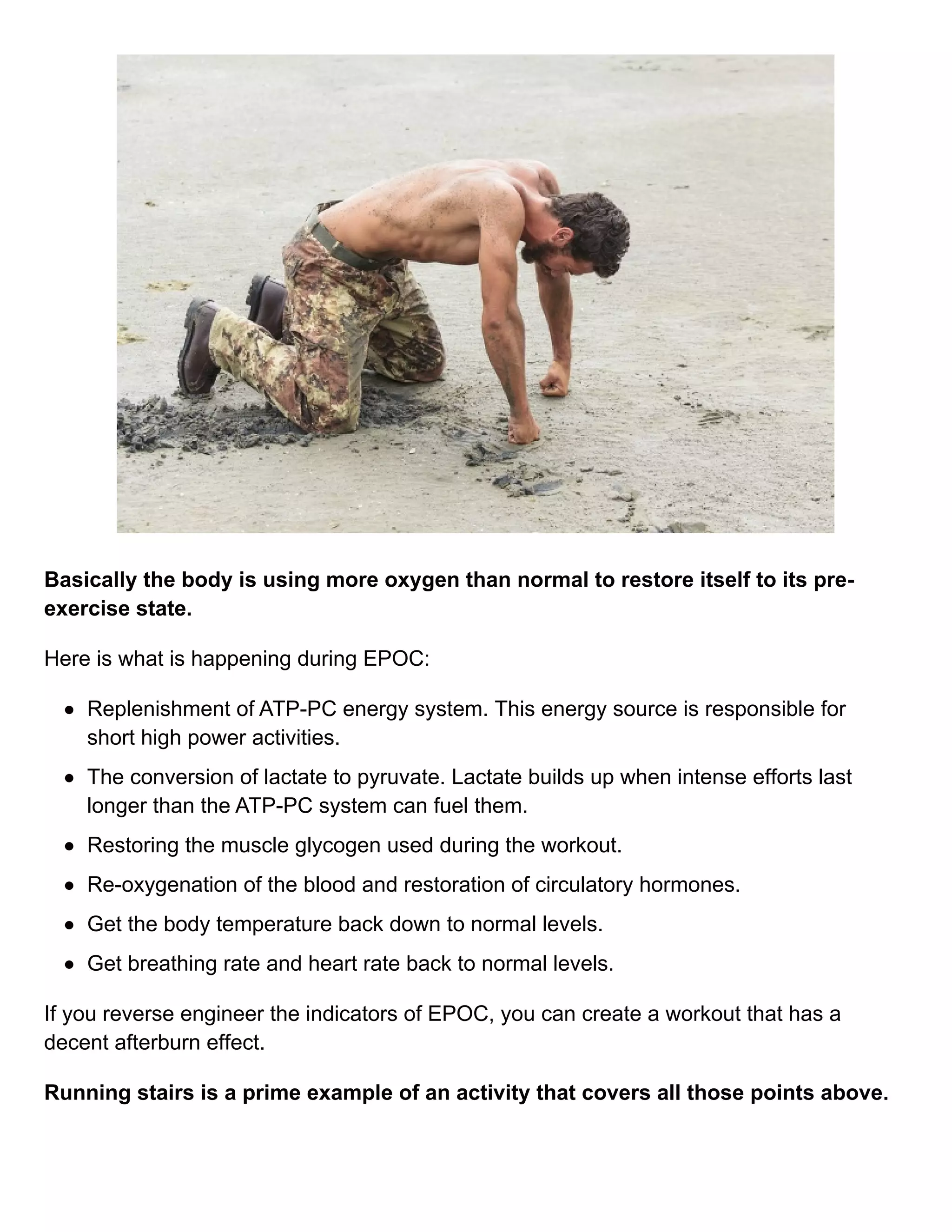 EPOC and Fat Loss | PDF