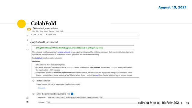 Alphafold2 - Protein Structural Bioinformatics After CASP14 | PPTX