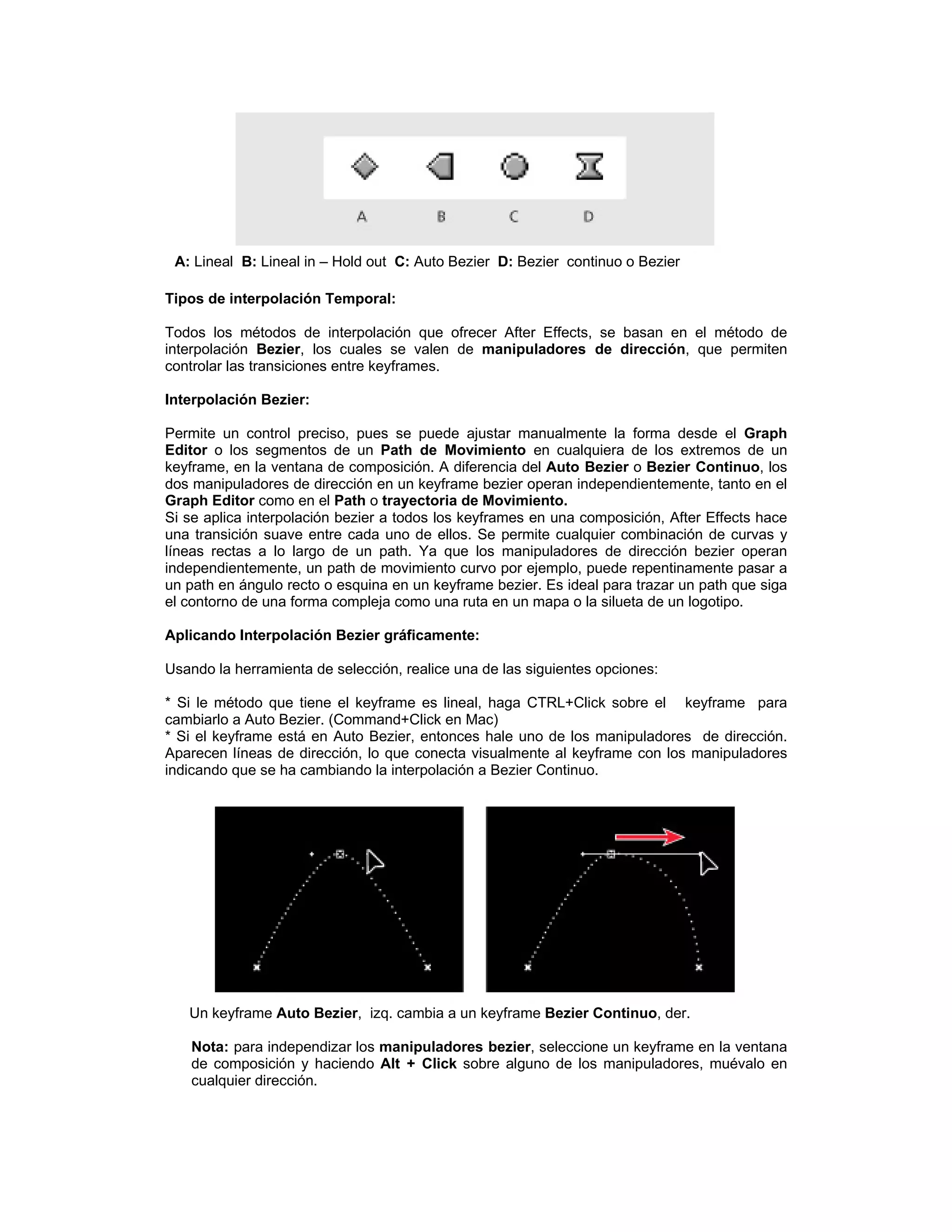 After Effects Curvas Bezier | PDF