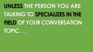 5 Conversation Tips to Make You More Memorable in 30 Seconds or Less | PDF