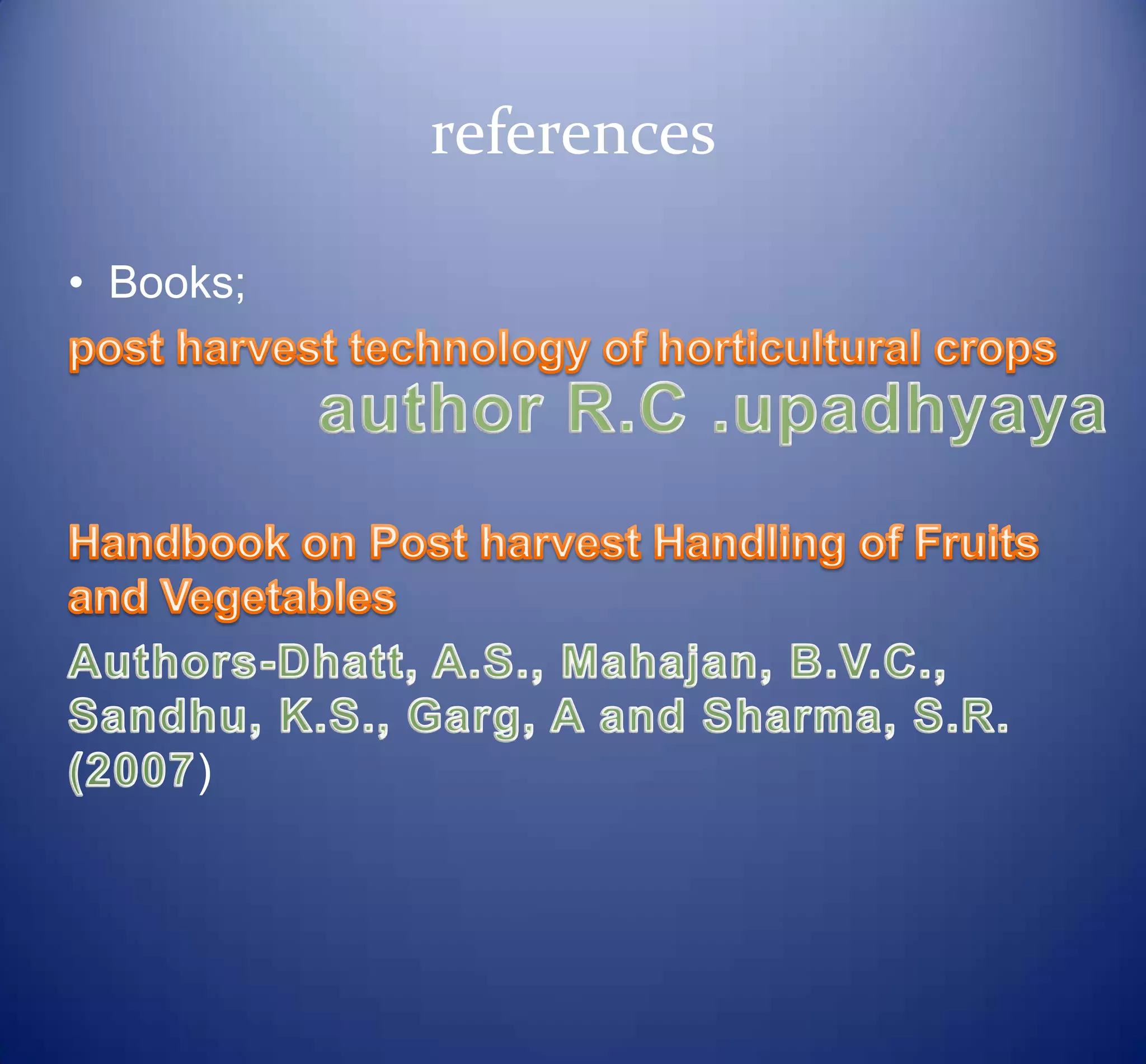 post harvest handling of fruits | PPTX