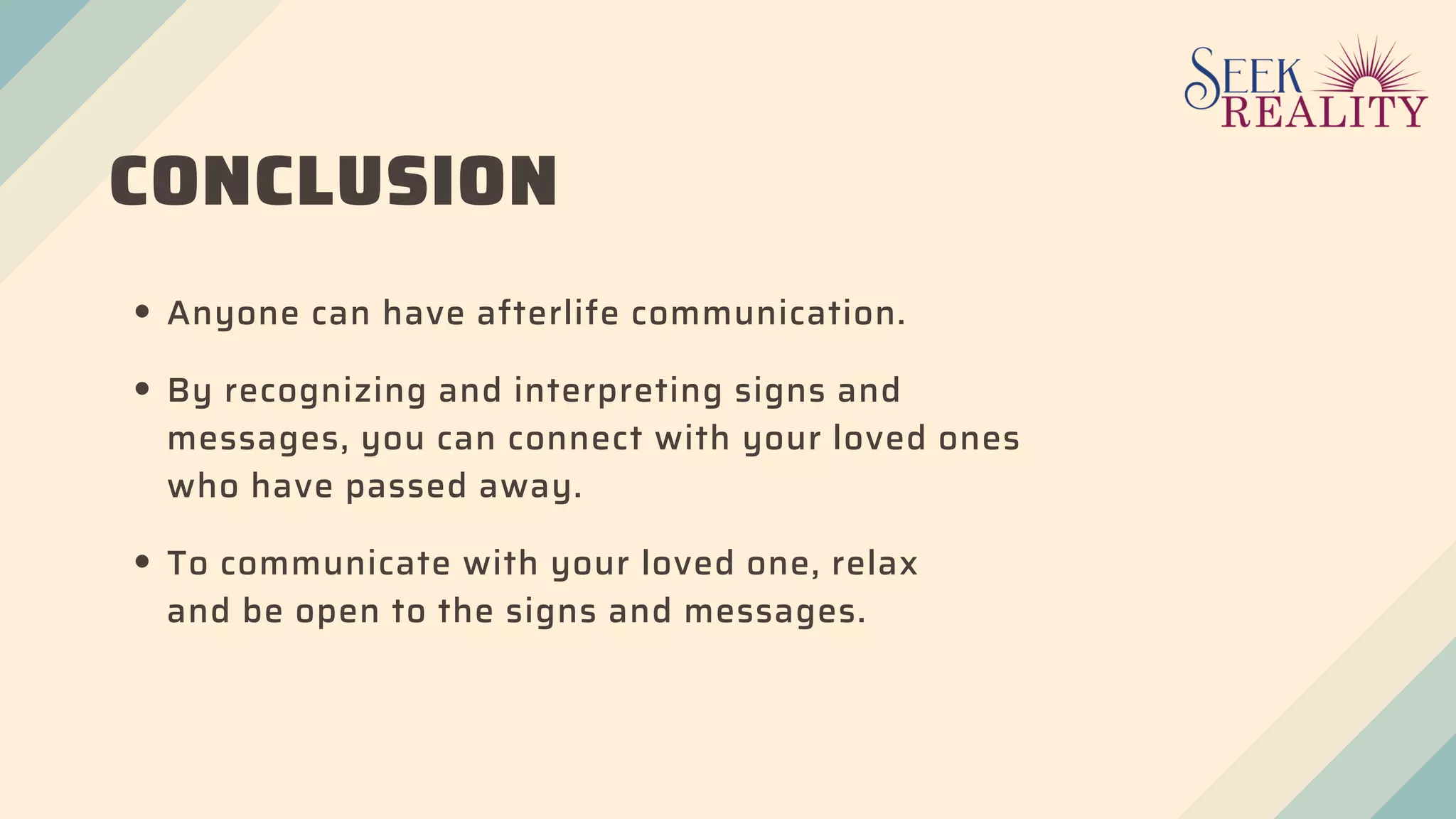 Afterlife Communication: How to Interpret the Signs and Messages | PDF