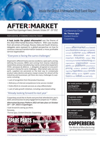 Aftermarket Post Event Report | PDF