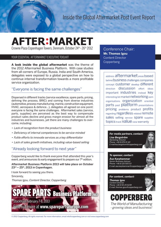 Aftermarket Post Event Report | PDF