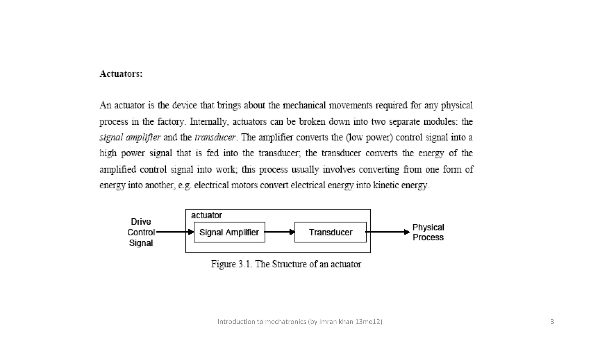 introduction to mechatronics | PPTX | Physics | Science