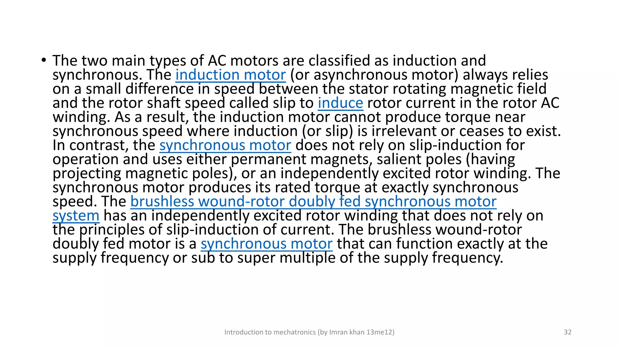 introduction to mechatronics | PPTX | Physics | Science