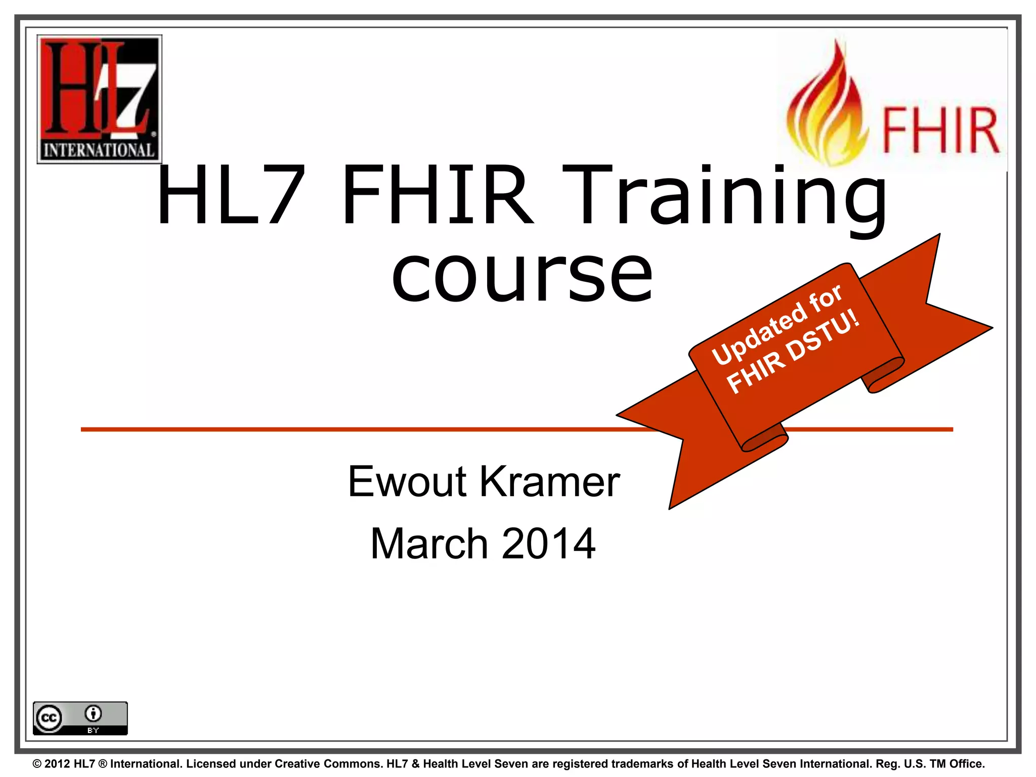 FHIR tutorial - Afternoon | PPT