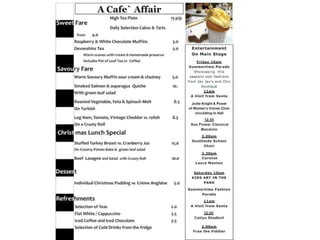 Afternoon tea and high tea | PPTX