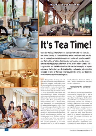 Afternoon tea middle east | PDF