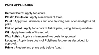 Technical specifications, Fourth year architecture student. | PPTX