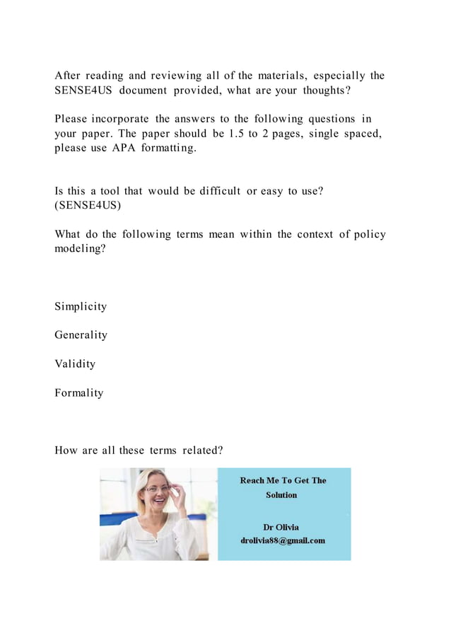 After reading and reviewing all of the materials, especially the SEN | PDF