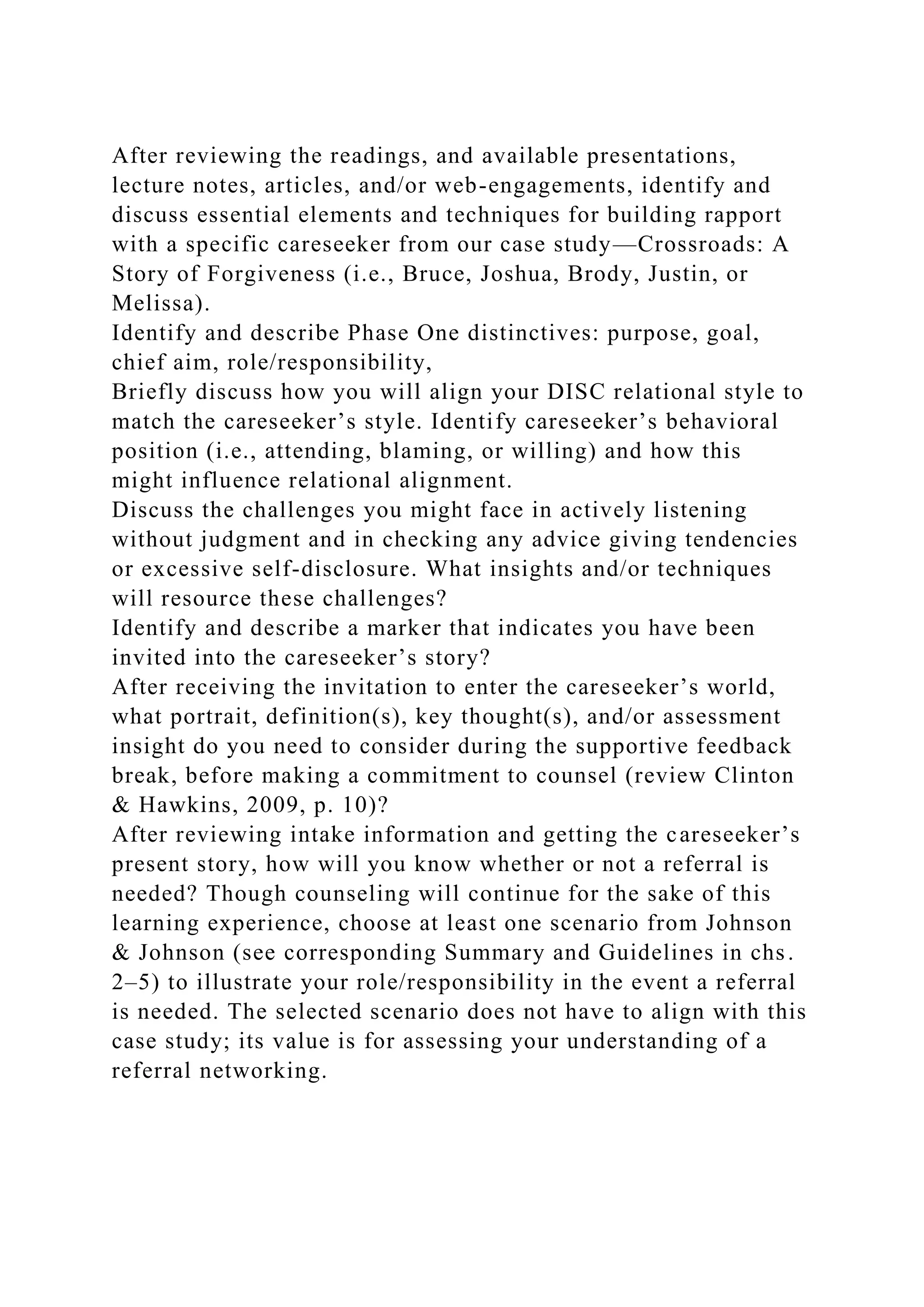 After reviewing the readings, and available presentations, lecture n.docx