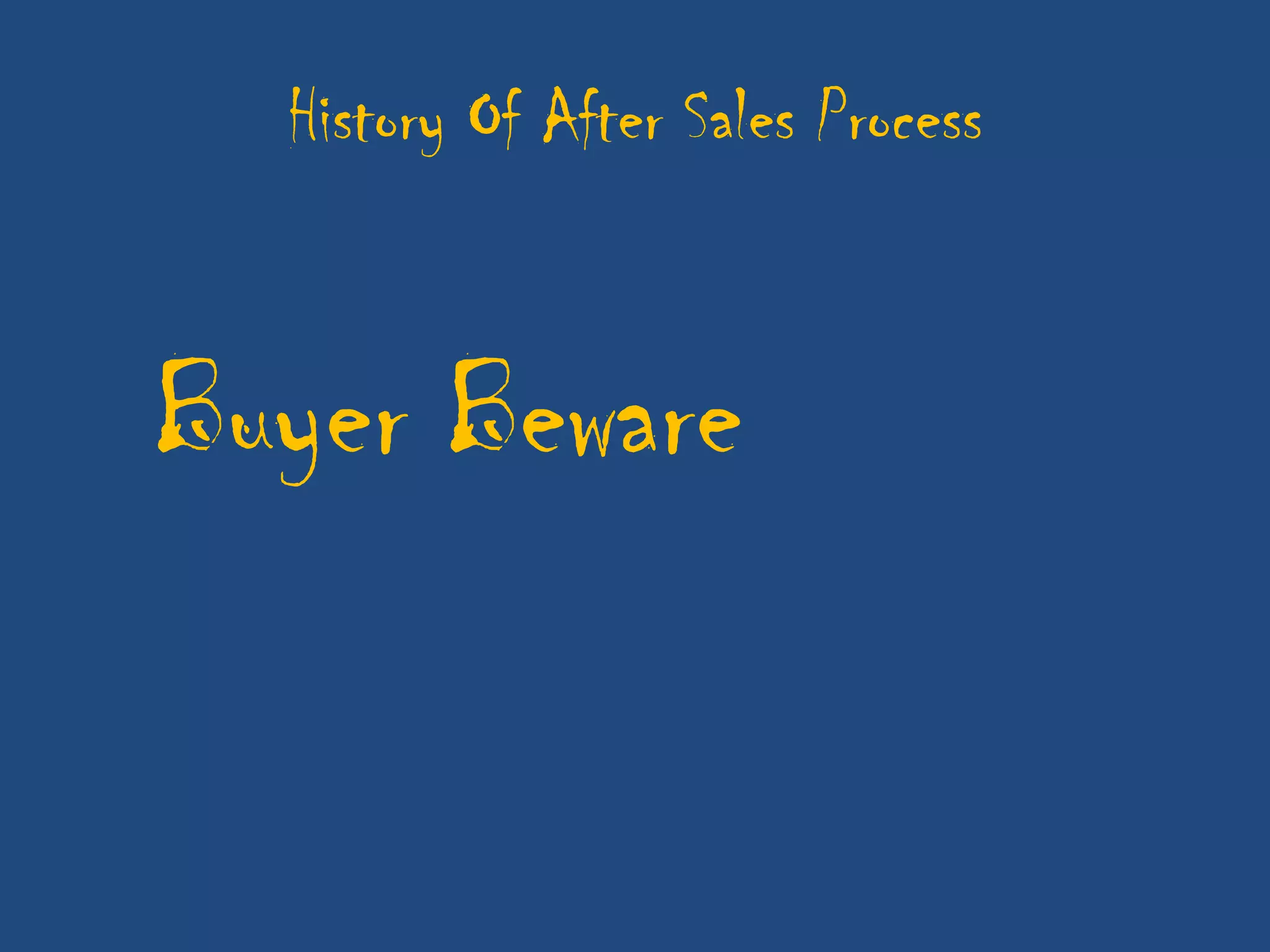 After sales service | PPTX