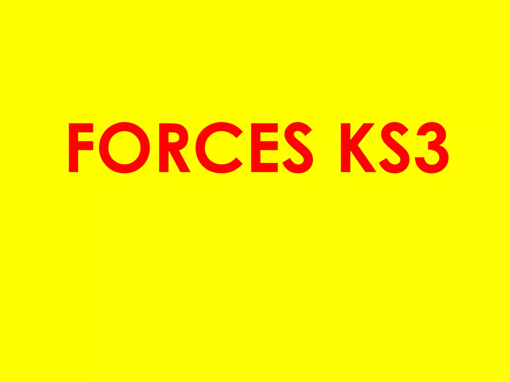 Multichoice Quiz on Forces KS3 | PPTX