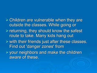 After school safety tips and re | PPT