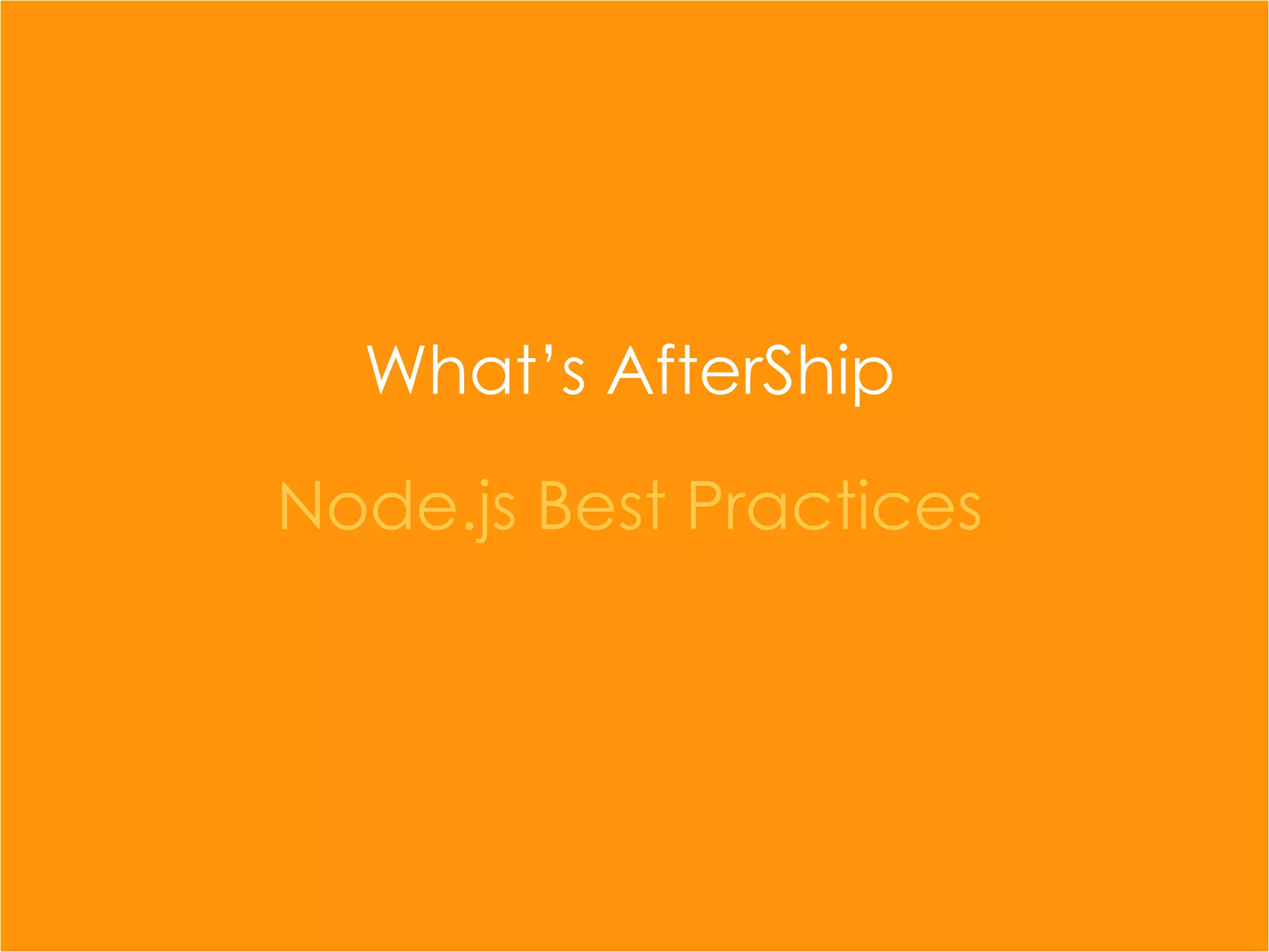 Top 5 Best Practices For Nodejs Development Ppt