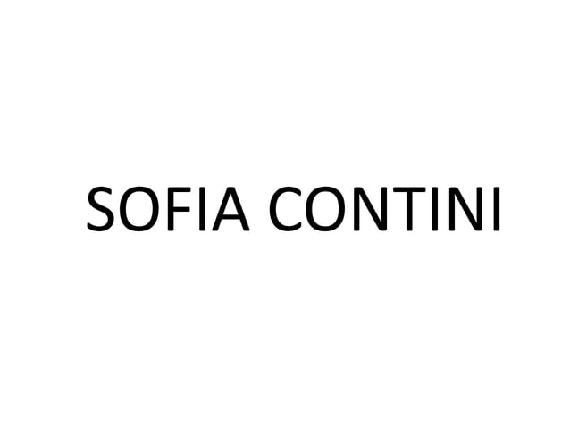 After - Sofia Contini | ODP