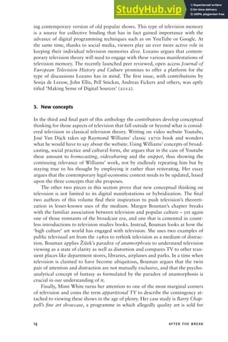 After The Break Television Theory Today | PDF