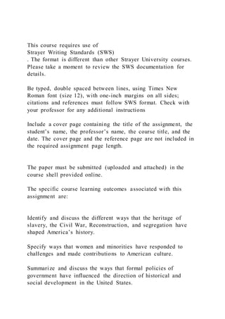 After the Civil War, the United States had to recover from war, | DOCX